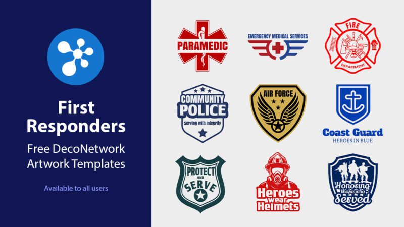 Free First Responders Design Templates For DecoNetwork Members
